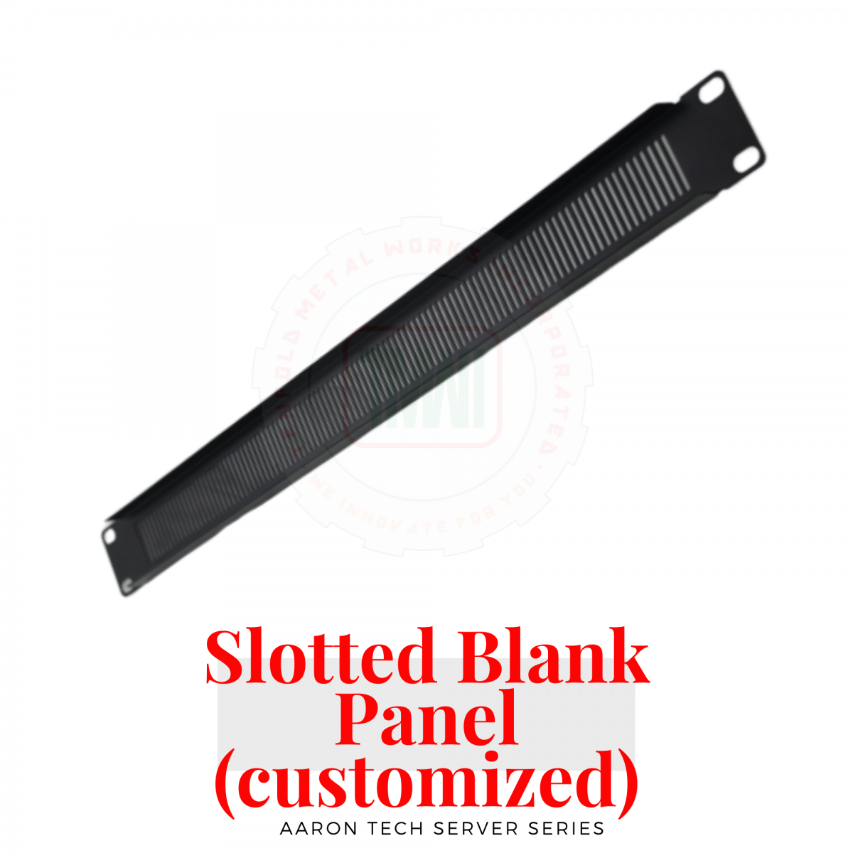SLOTTED BLANK PANEL – Tenfold Metalworks