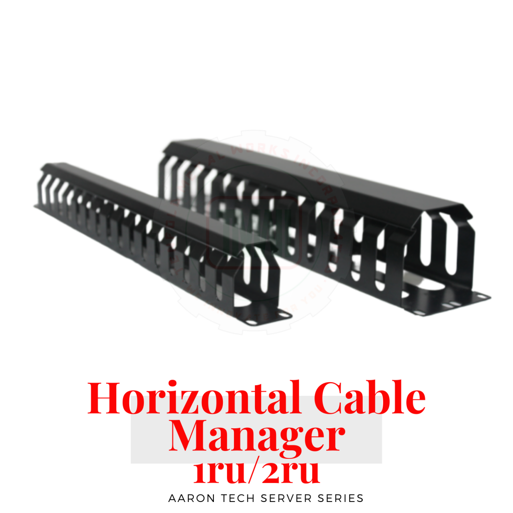 HORIZONTAL CABLE MANAGER – Tenfold Metalworks